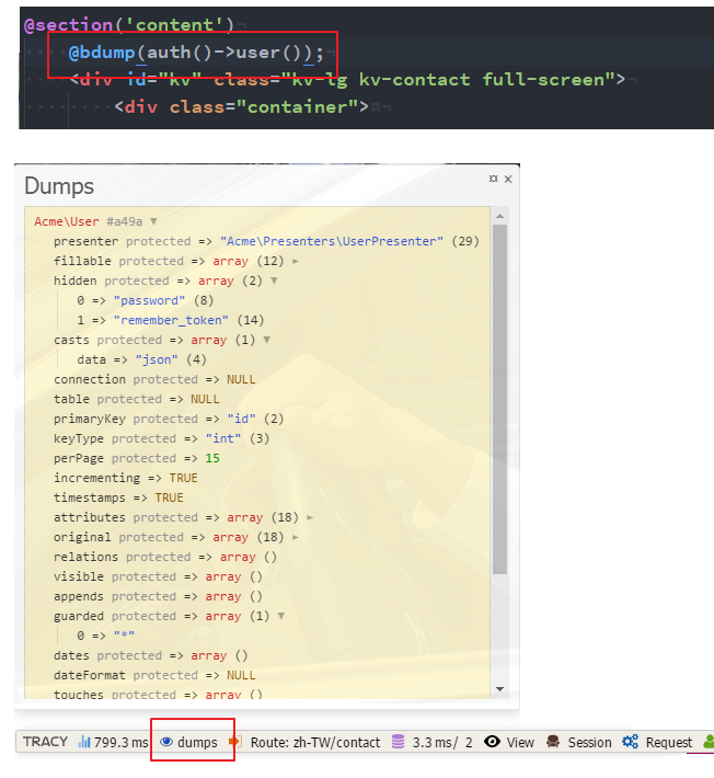 A Laravel Package to integrate Nette Tracy Debugger
