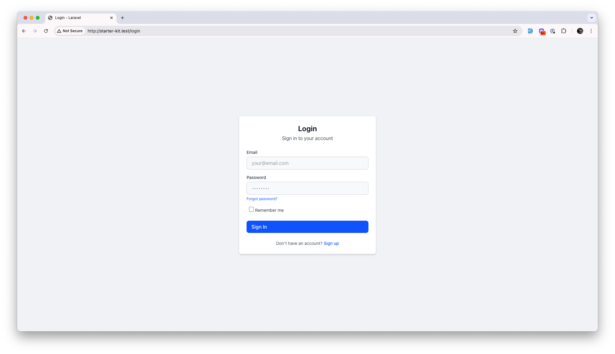 LaravelDaily Starter Kit for the Laravel framework.