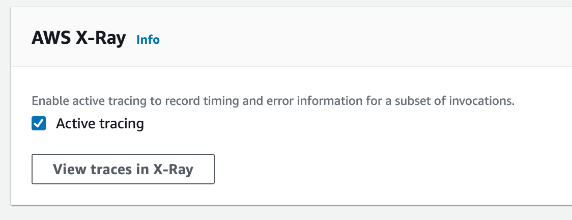 AWS X-Ray for Laravel applications.