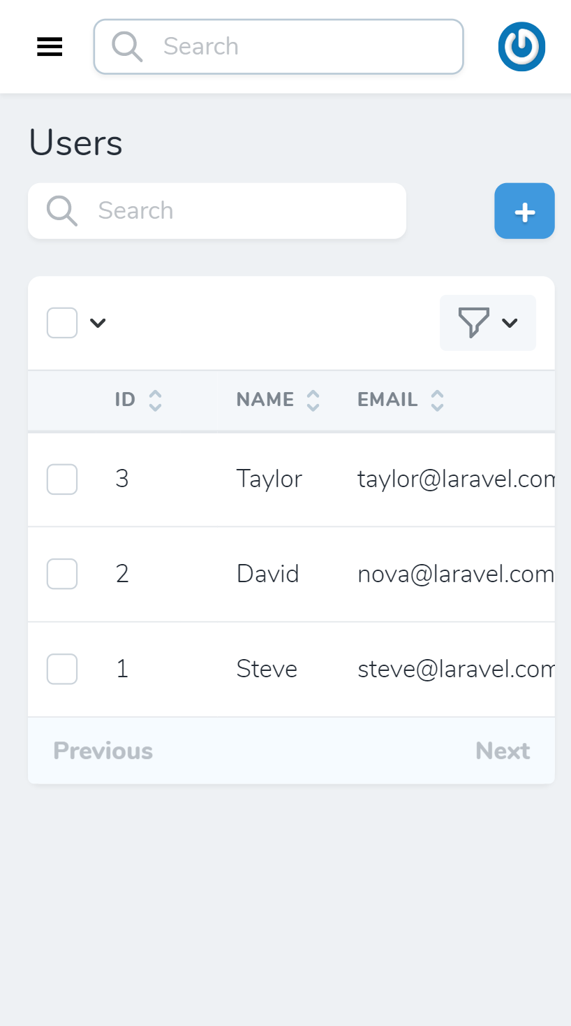 A Laravel Nova responsive theme.