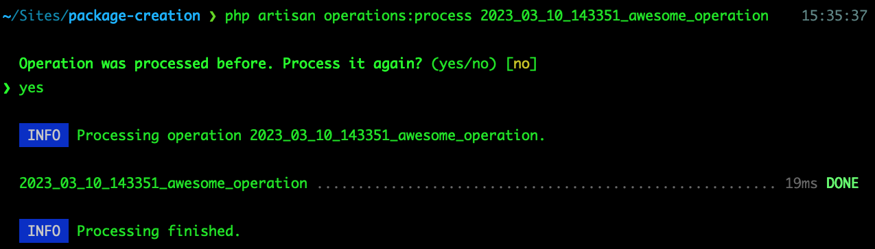 Run operations once after deployment - just like you do it with migrations!