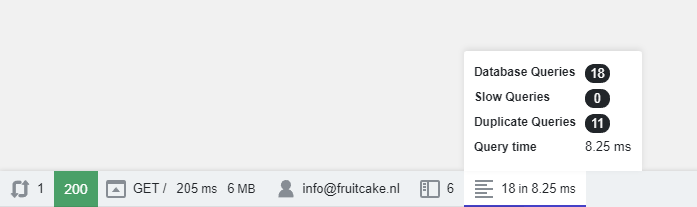 Toolbar For Laravel Telescope Based On Symfony Web Profiler
