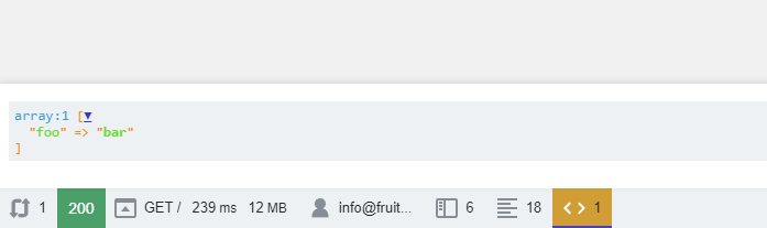 Toolbar for Laravel Telescope based on Symfony Web Profiler